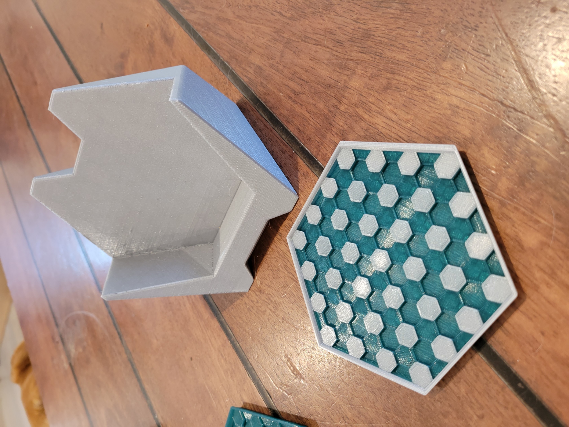 Hex pattern coaster by JB_Design | Download free STL model | Printables.com