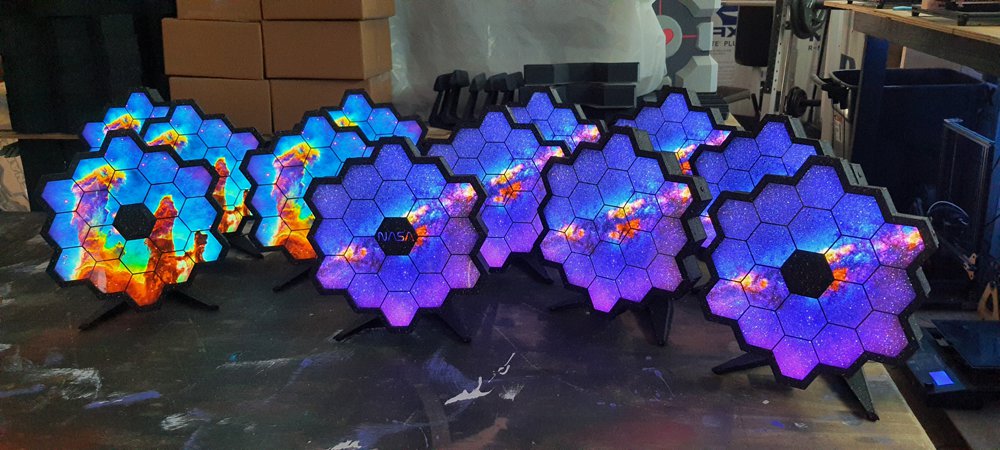 LED James Webb Galaxy Desktop Display. by VegaWoodWorks | Download free ...