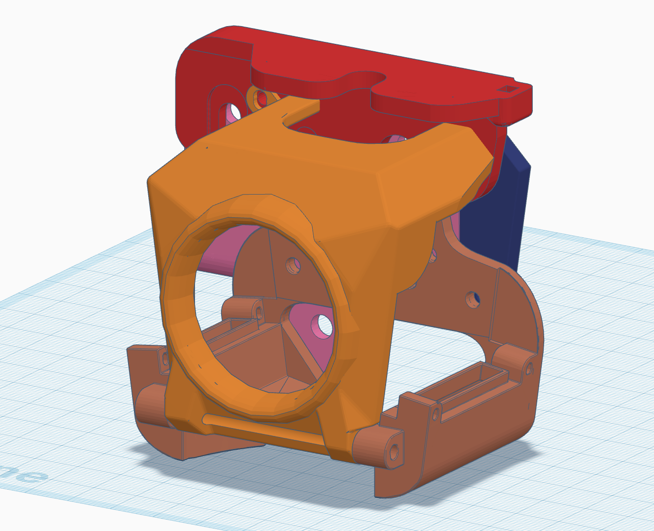 Direct Drive Ender 3 Orbiter Extruder Mount and Dual Blower Shroud by ...