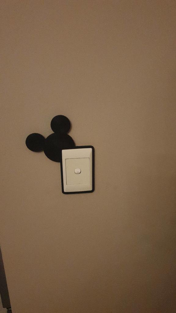 Mickey Mouse Light Switch Frame by BushP1gger | Download free STL model ...