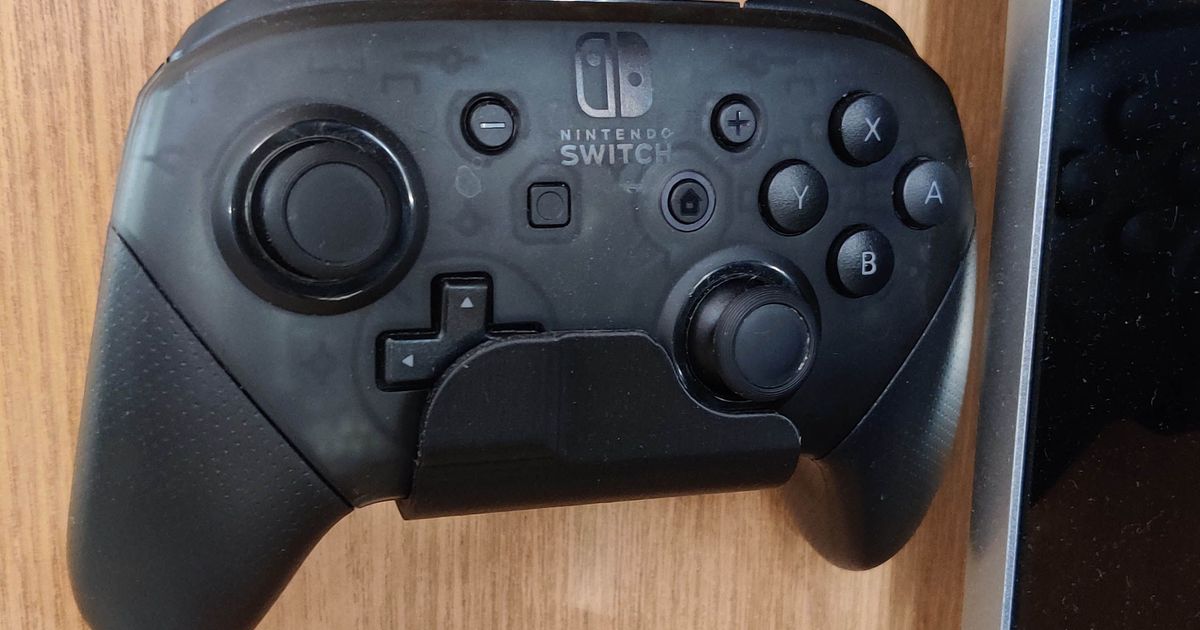 Switch Pro Controller wall mount by Maciey | Download free STL model ...