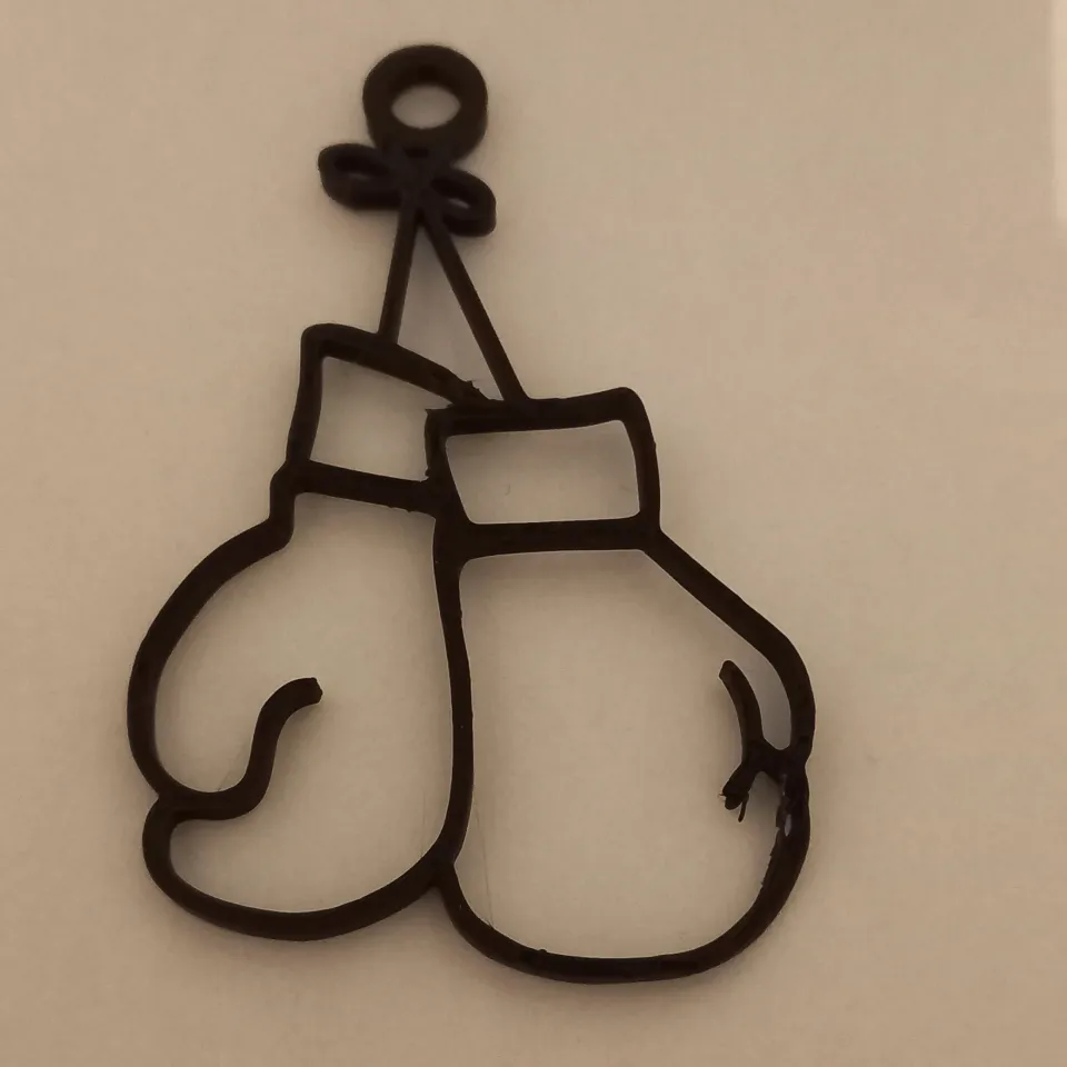 Boxing Gloves Key Chain by binominem | Download free STL model ...