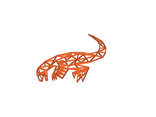 2D Low poly velociraptor by FuzzyRaptor | Download free STL model ...