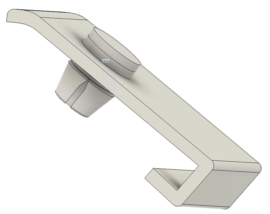 W124 Hood Latch Pad by ptashek | Download free STL model | Printables.com