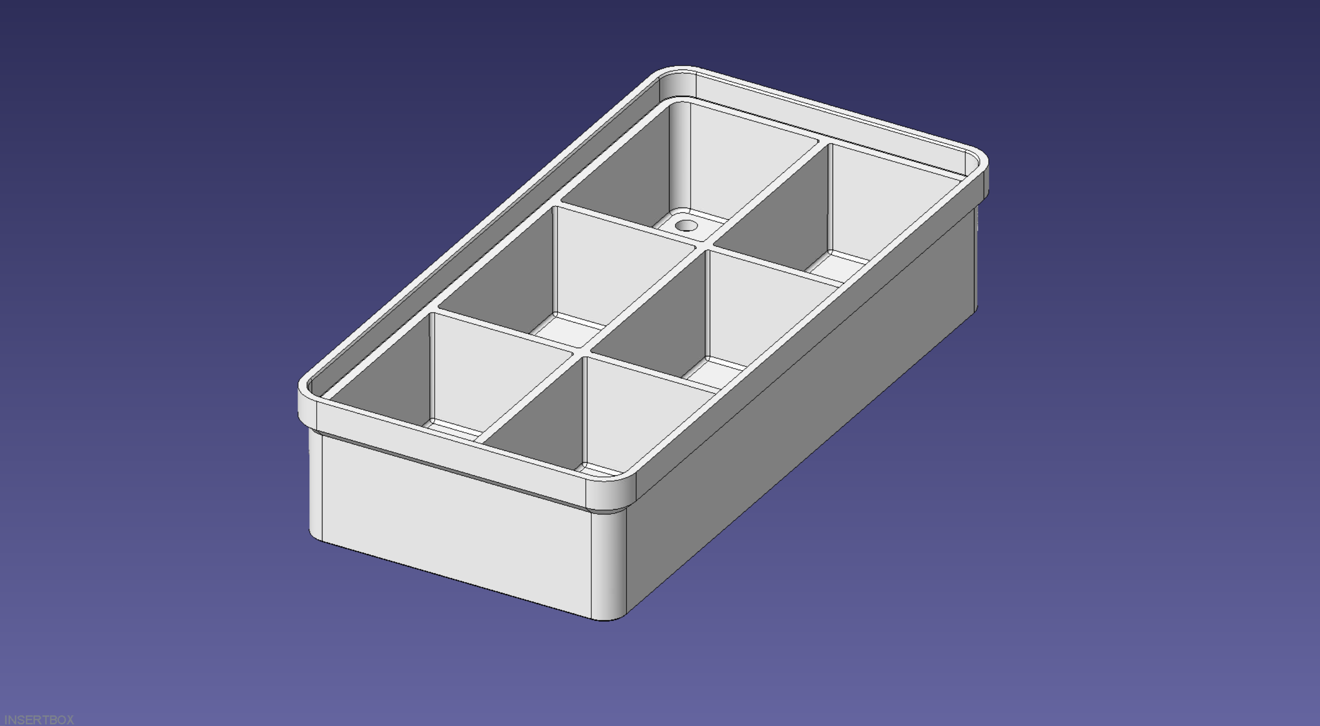 1x2 units, third height, 2x3 grid Stackable Insertbox by Bodo ...