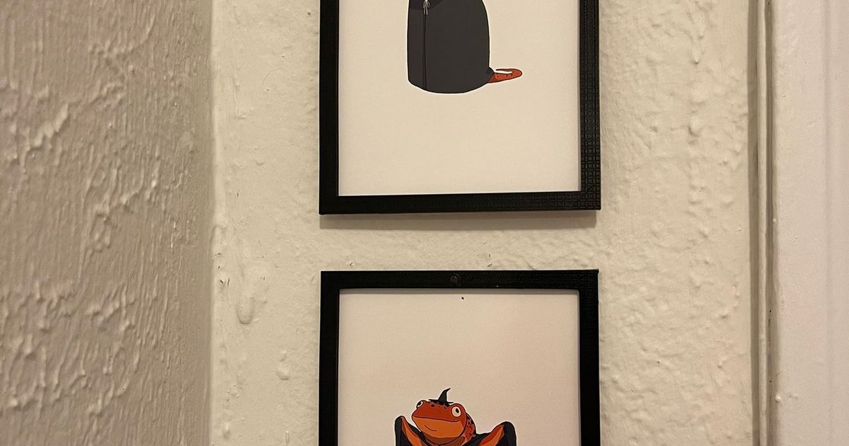 Quick and Simple Picture Frame by kerplunk | Download free STL model ...