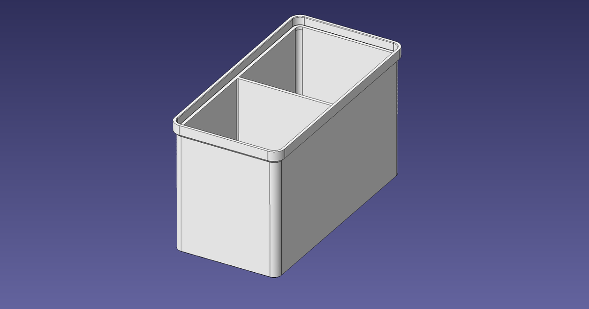 1x2 units, full height, 1x2 grid Stackable Insertbox by Bodo | Download ...