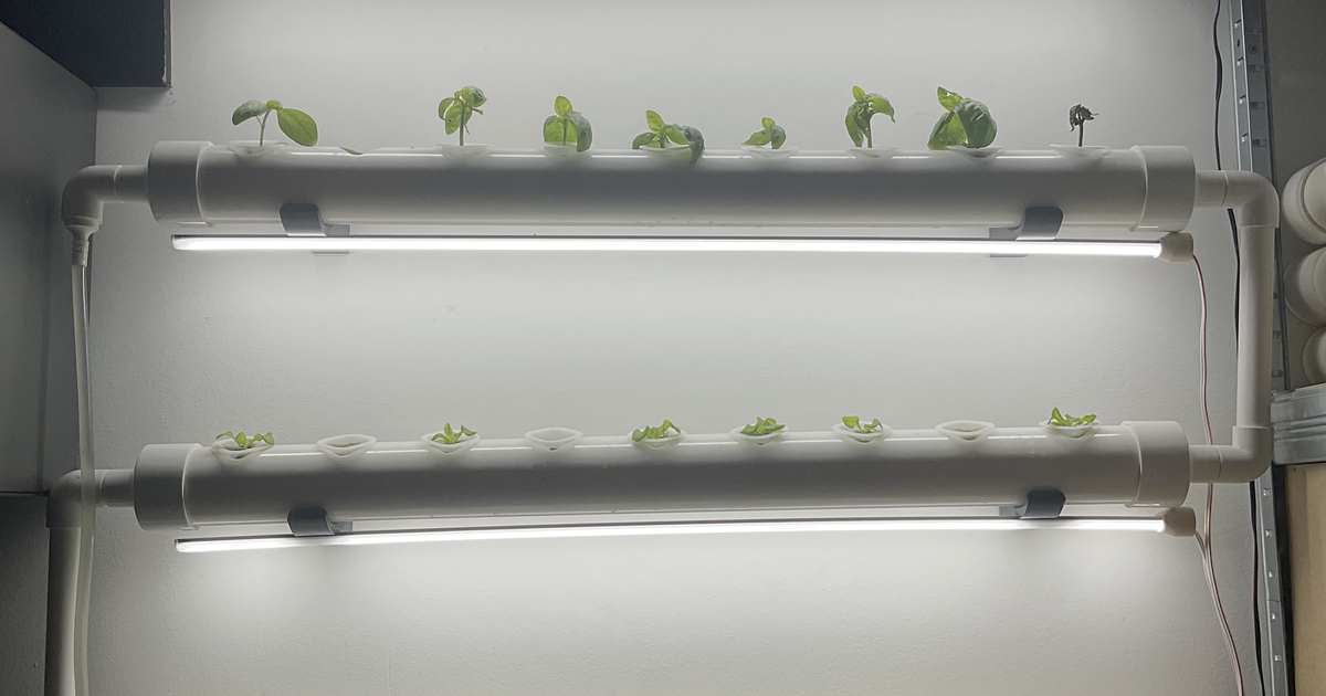 Wall hydroponic system by Studio 392 | Download free STL model ...