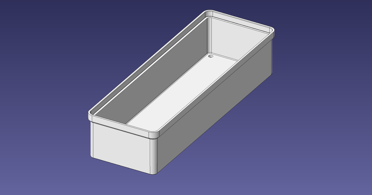 1x3 units, half height, 1x1 grid Stackable Insertbox by Bodo | Download ...