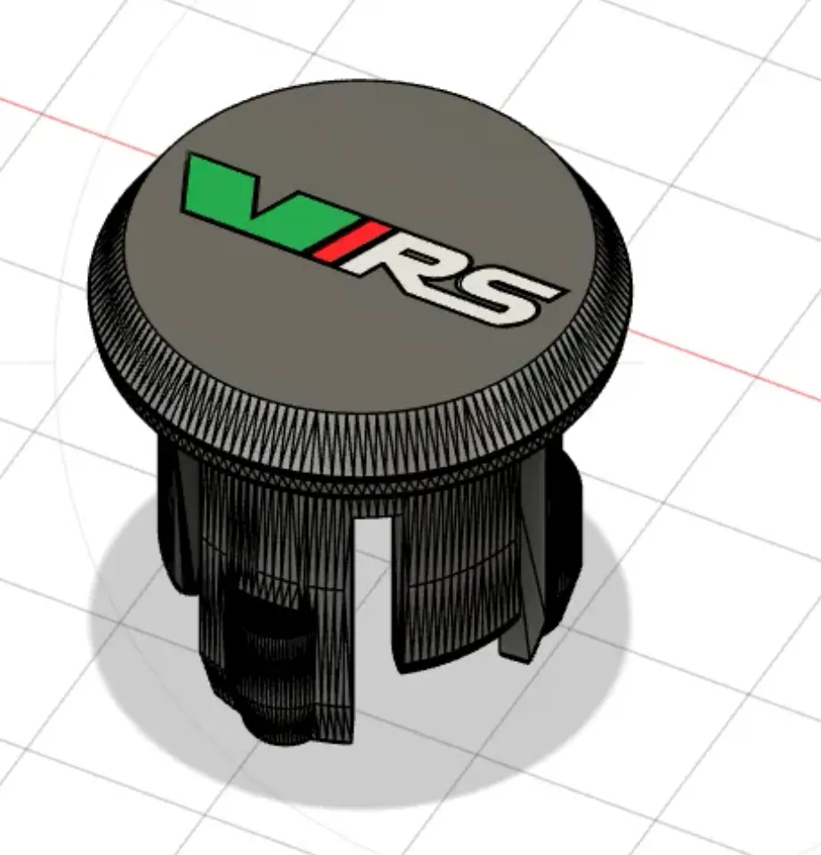 Skoda VRS power socket cover by SonicBroom | Download free STL model ...