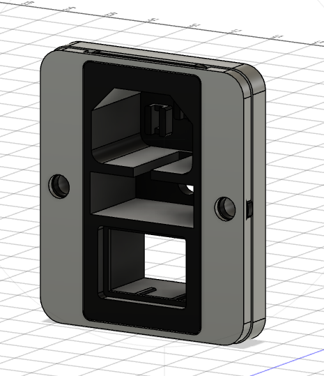 IEC320-C14 bracket by SonicBroom | Download free STL model | Printables.com