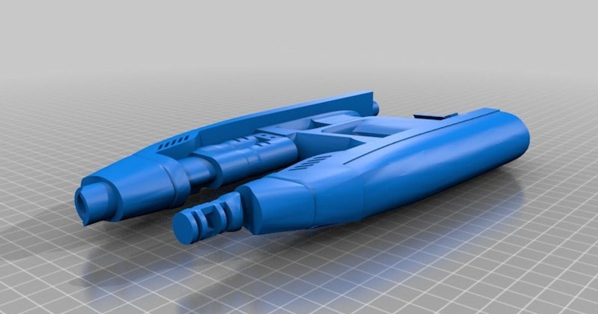 Star Lord Gun Revision 2 by Jace1969 | Download free STL model ...