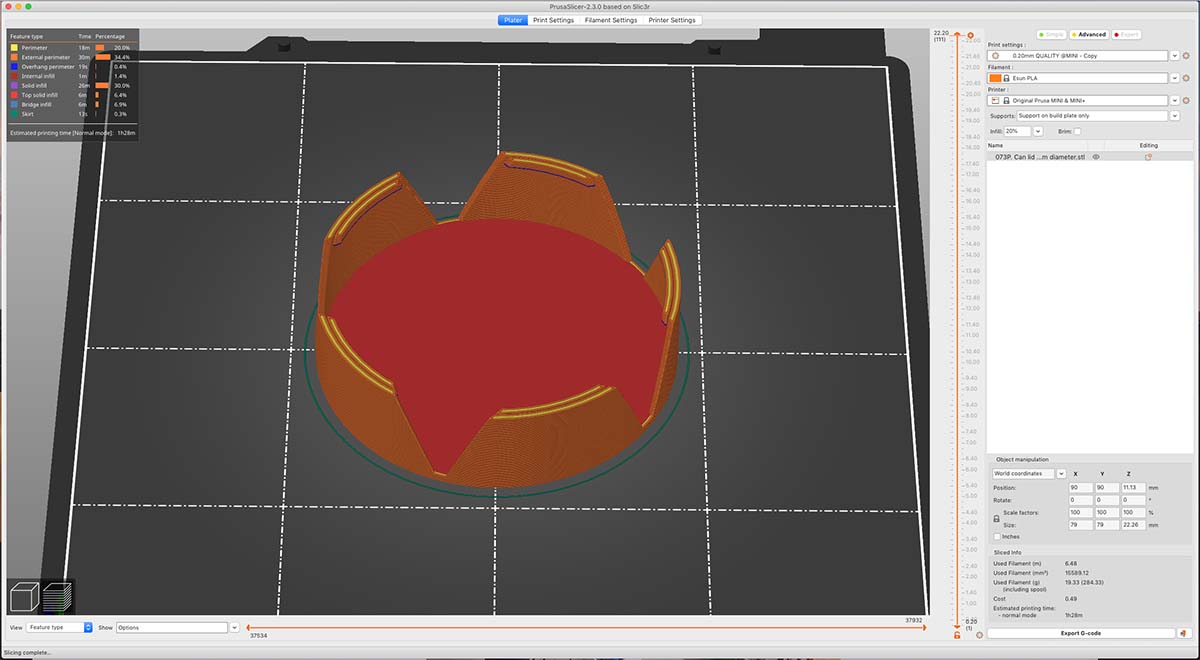 3" Can lid (75mm can) by aussieinkguy | Download free STL model ...