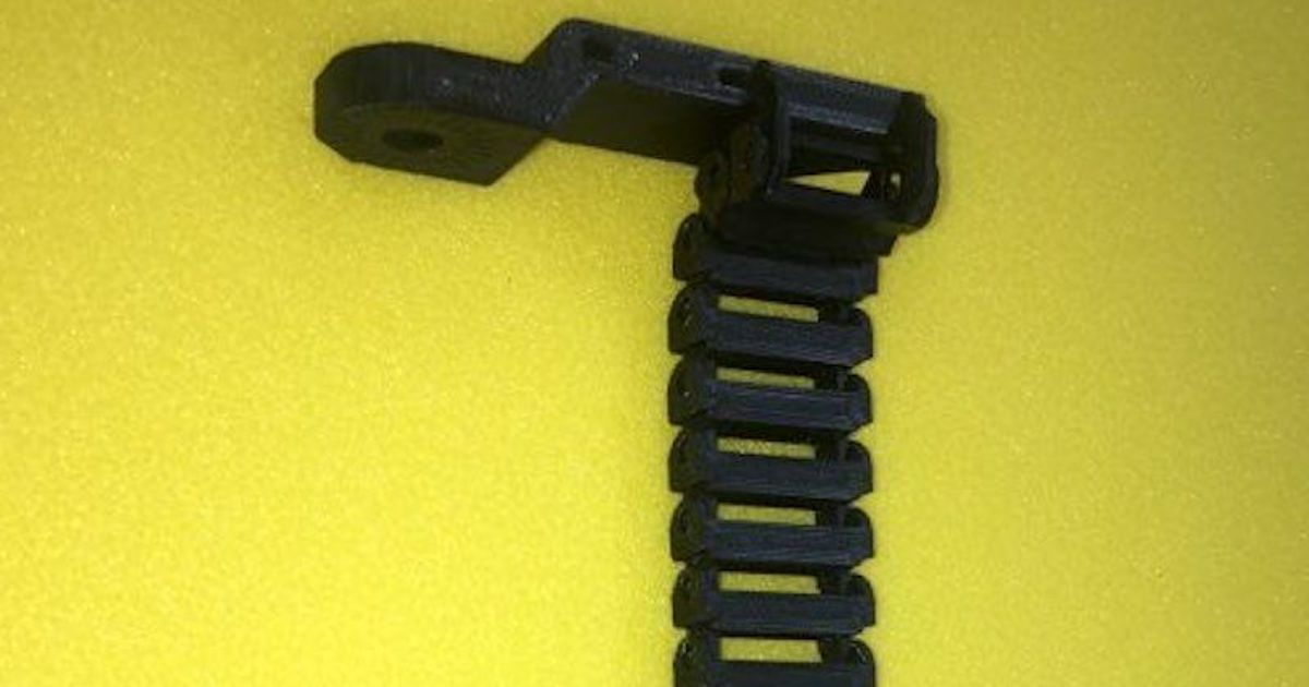 Drag Chain Link for Articulating Arm by Netpackrat | Download free STL ...