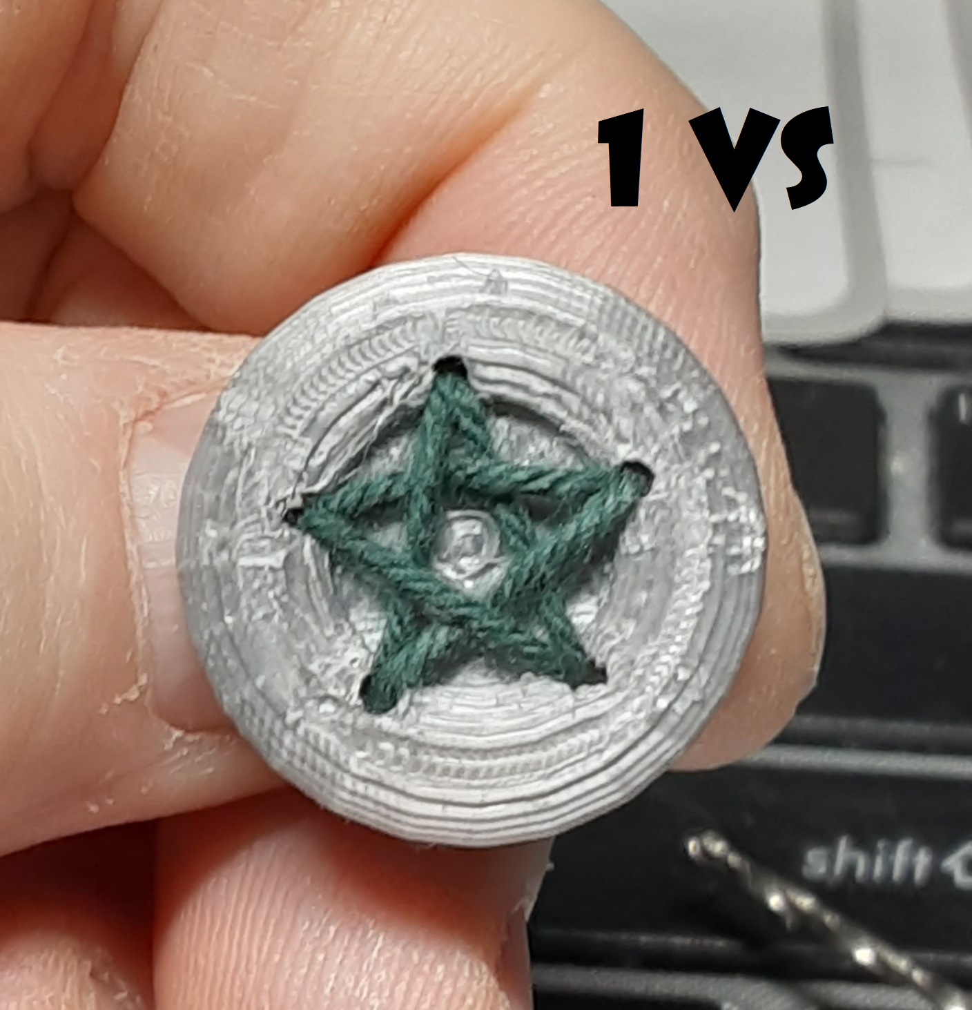 5 Hole Buttons by mszoomy | Download free STL model | Printables.com