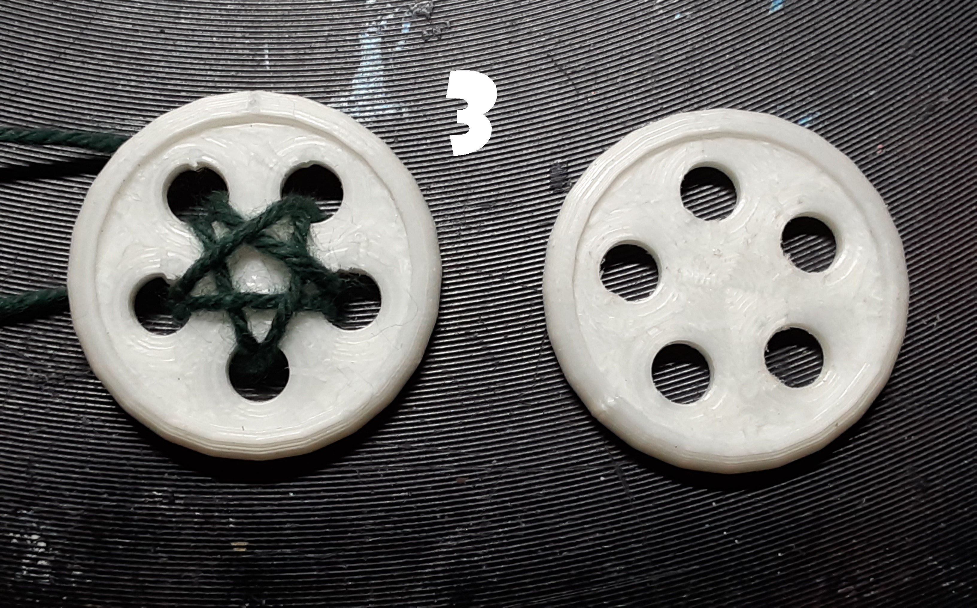 5 Hole Buttons by mszoomy | Download free STL model | Printables.com