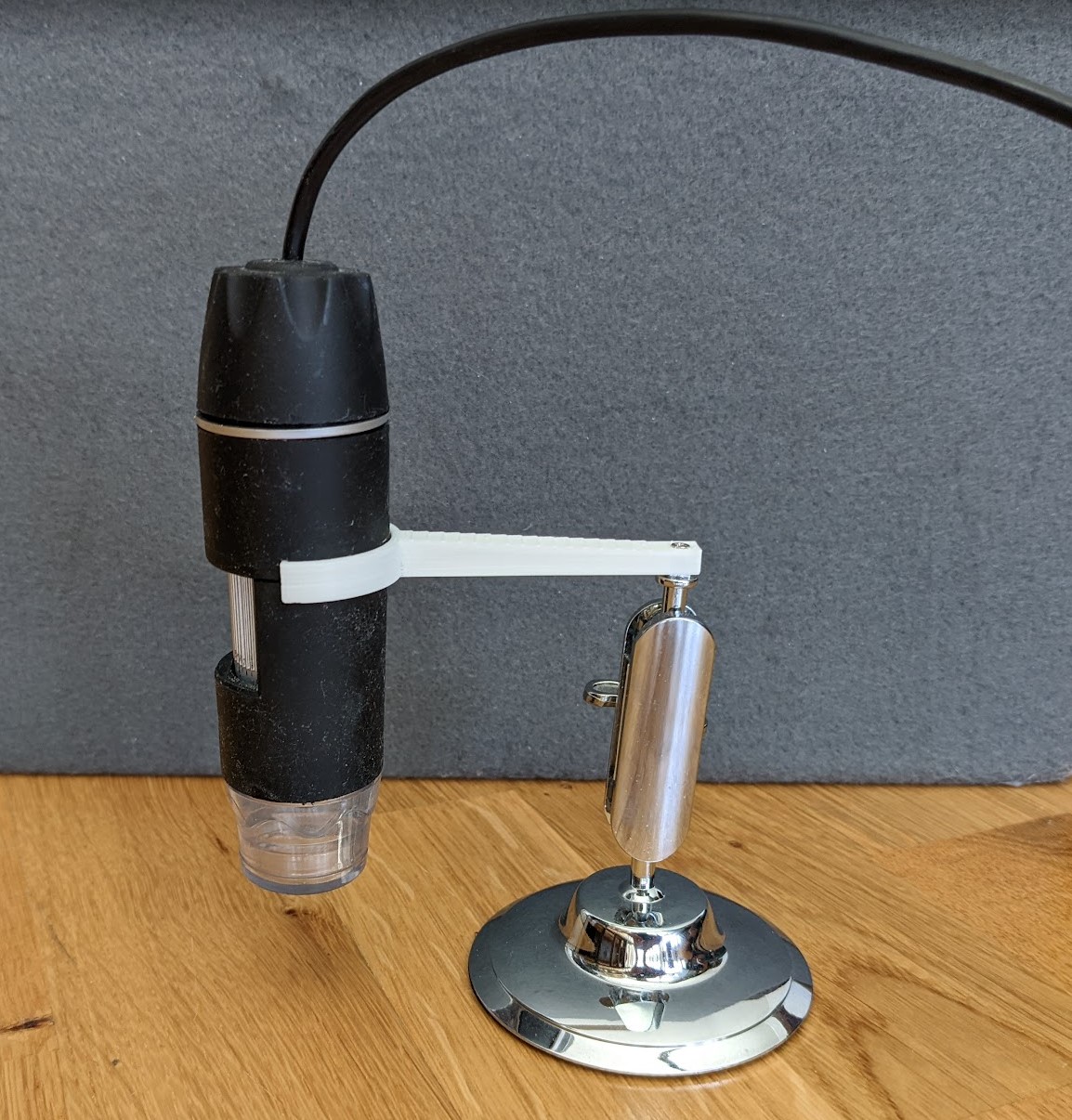 Microscope holder/arm by Lean 3D | Download free STL model | Printables.com