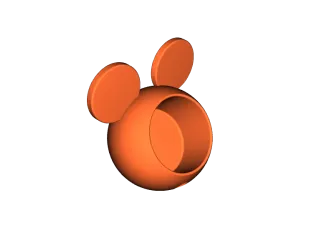 Mickey plant pot by PRINTSY | Download free STL model | Printables.com