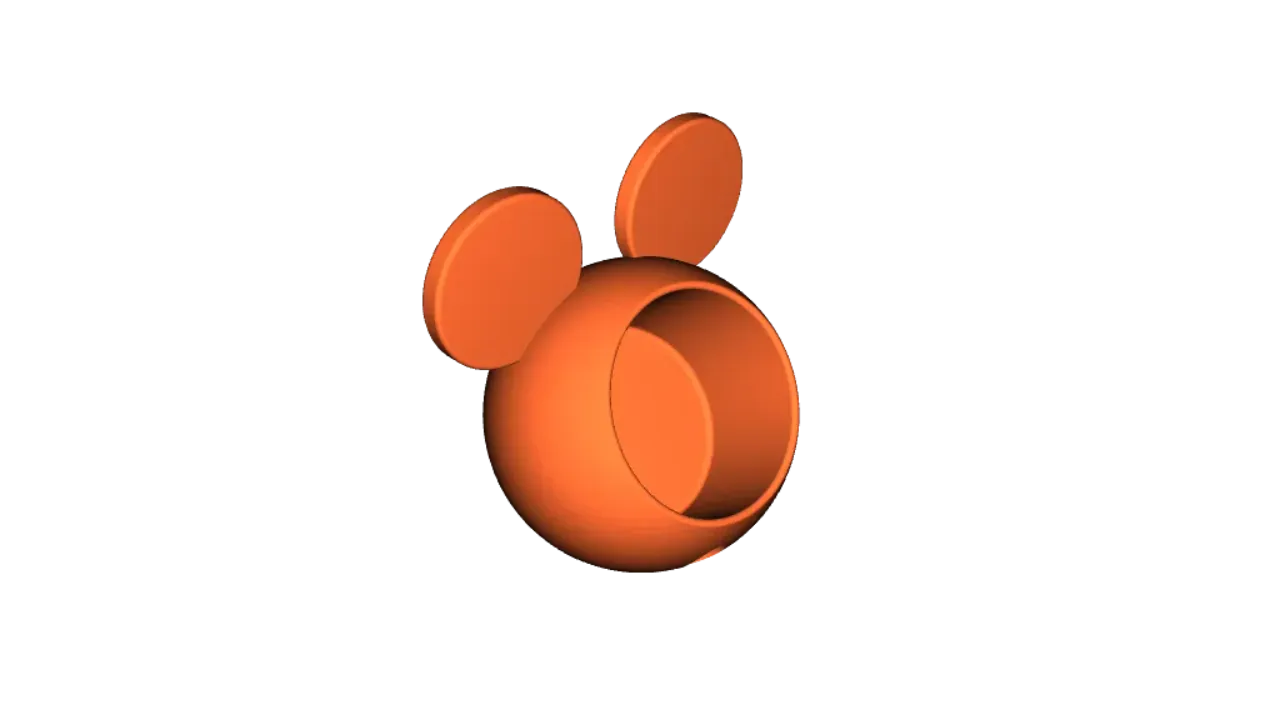 Mickey plant pot by PRINTSY | Download free STL model | Printables.com