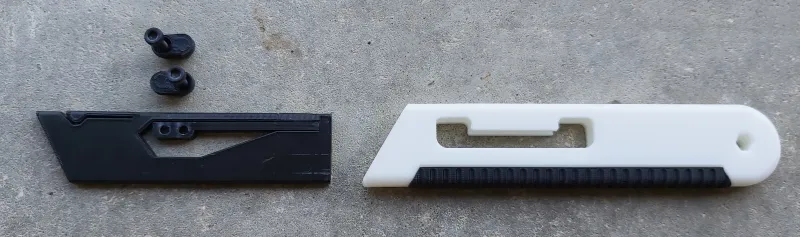 Utility Knife / Box Cutter V.1 by oclastax | Download free STL model ...