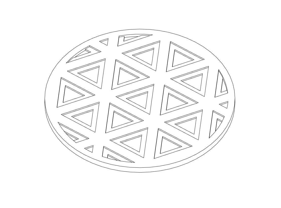 Triangle Coaster by Aropix | Download free STL model | Printables.com