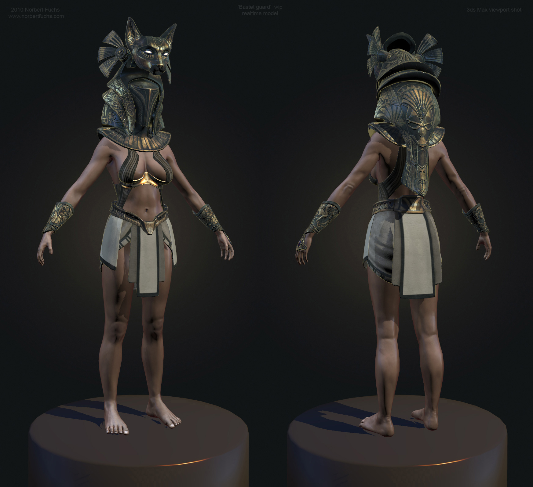 Stargate Bastet Head Gear by Jace1969 | Download free STL model ...