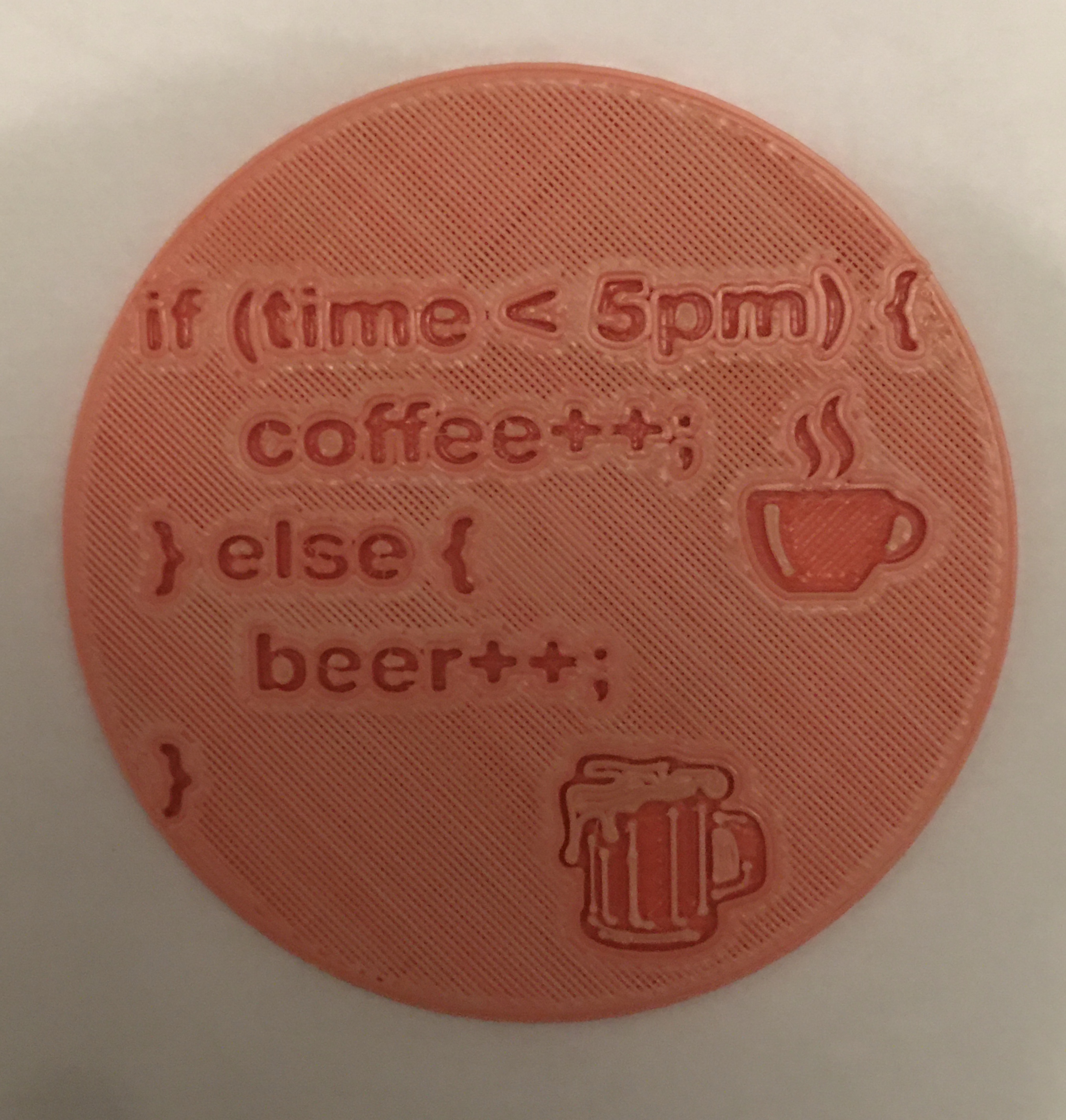 Coaster Coding by 3D Lyam | Download free STL model | Printables.com