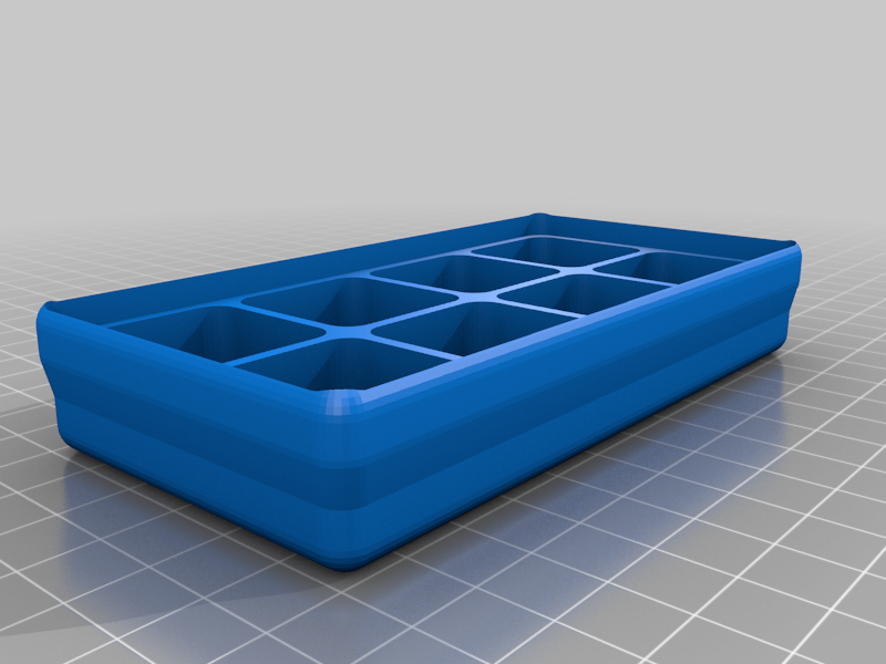 Stainless Steel Ice Cube Case by norty | Download free STL model ...