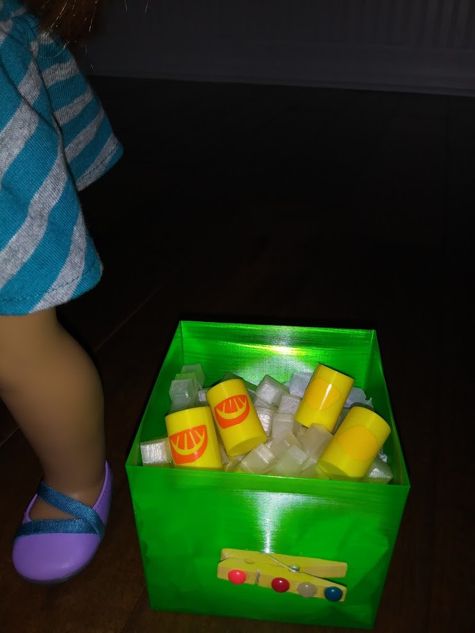 Cooler with Ice and Cans for 18 inch Doll by Aaron @ Paper Cuts ...