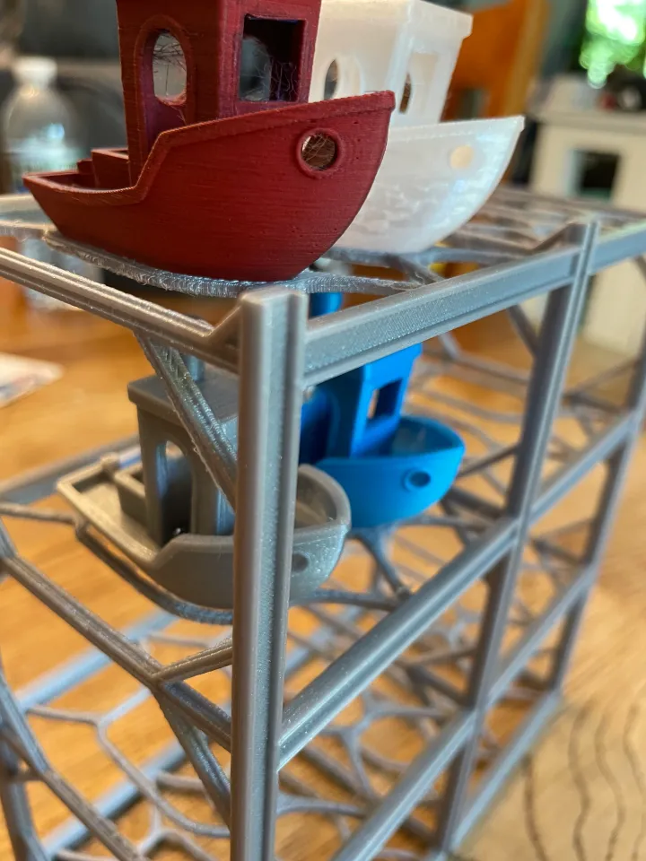 3D Benchy Rack by fiveiron | Download free STL model | Printables.com