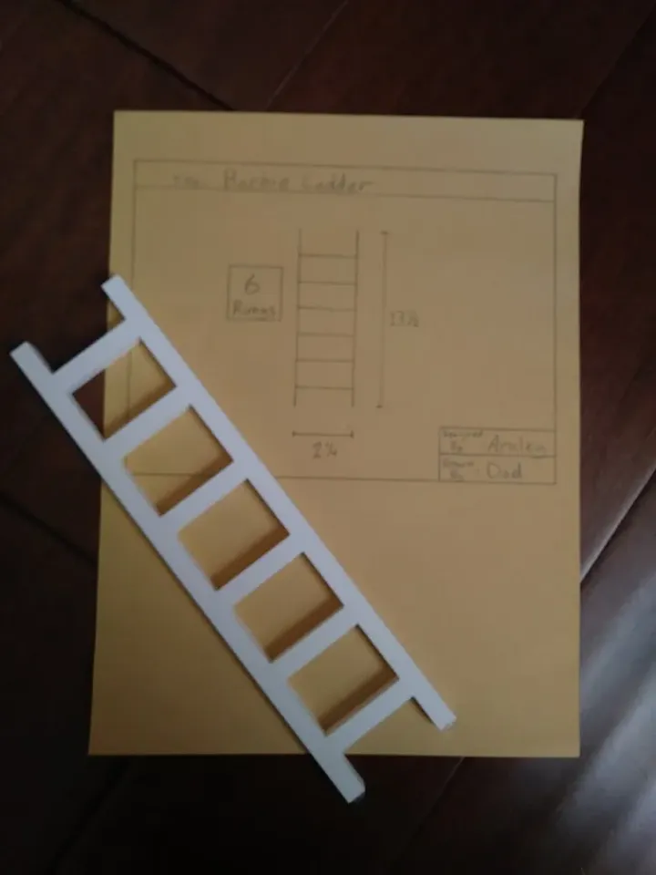 Ladder Simple by Aaron @ Paper Cuts & Plastics | Download free STL ...