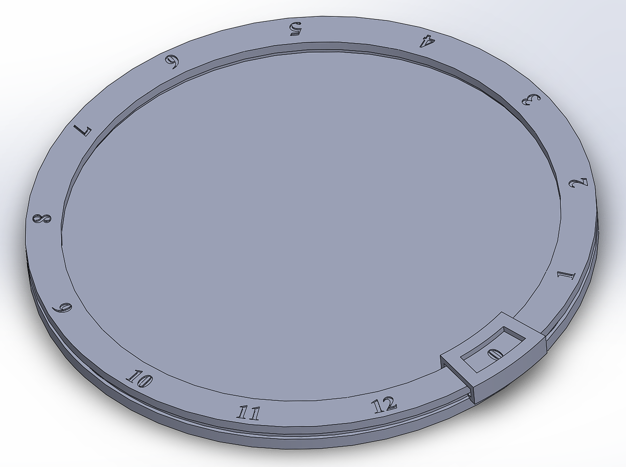 Simple Coaster Counter With Holder by cabs135 | Download free STL model ...