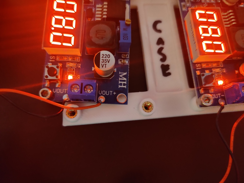 LM2596 with LED Display Mount by Toni M. | Download free STL model ...