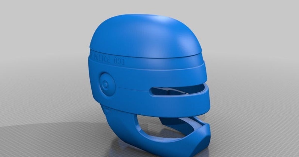 Robocop Helmet Remix by Jace1969 | Download free STL model | Printables.com