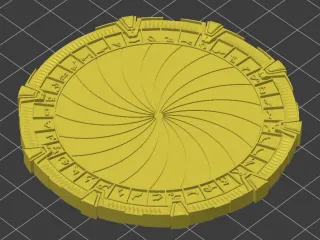 Stargate SG-1 Coaster by Swichtden | Download free STL model ...