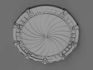 Stargate SG-1 Coaster by Swichtden | Download free STL model ...