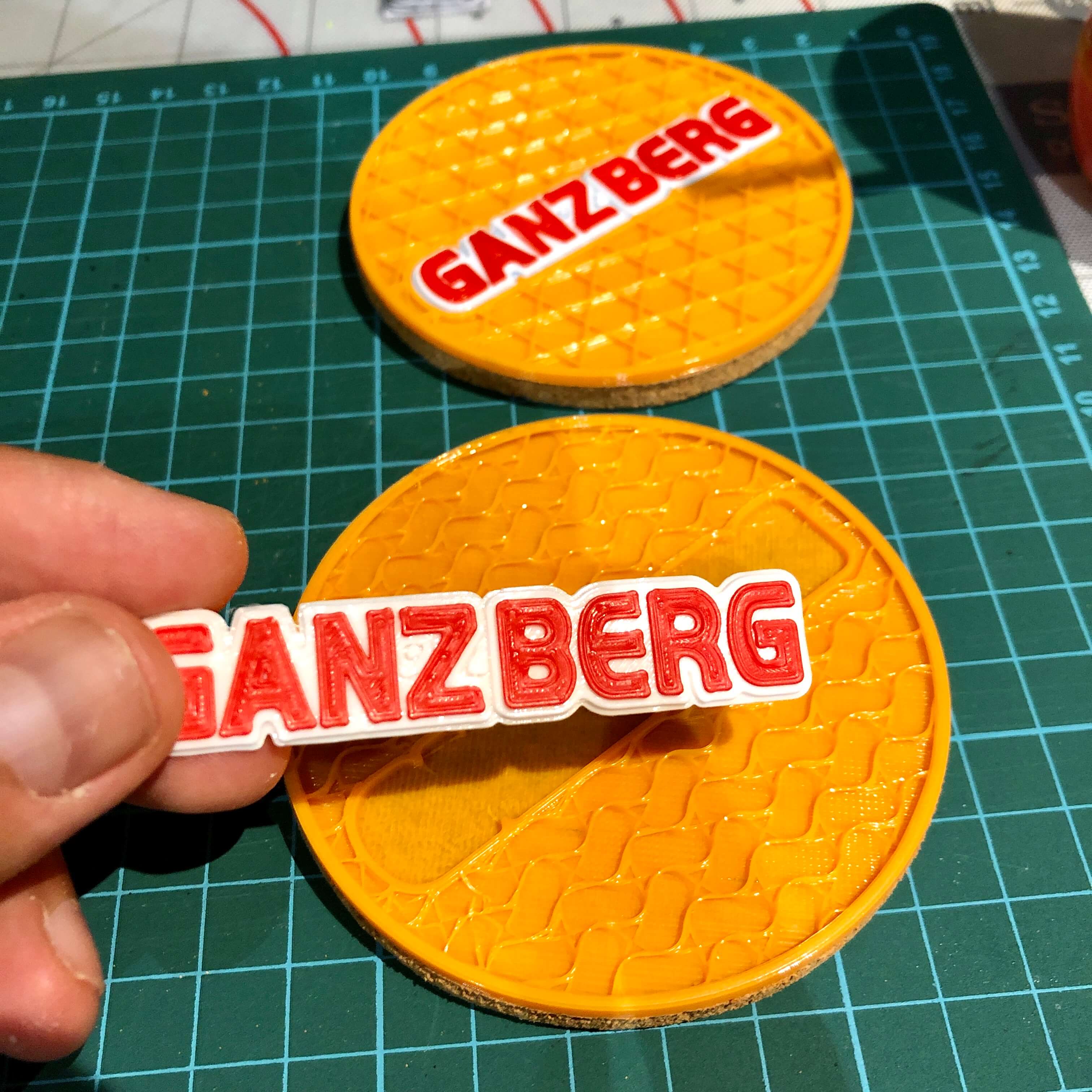 Ganzberg Beer Coaster - Cambodia by Dany Sánchez | Download free STL ...