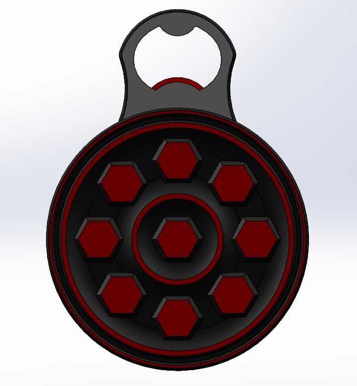 Beer coaster with bottle opener and holder by JM036 | Download free STL ...