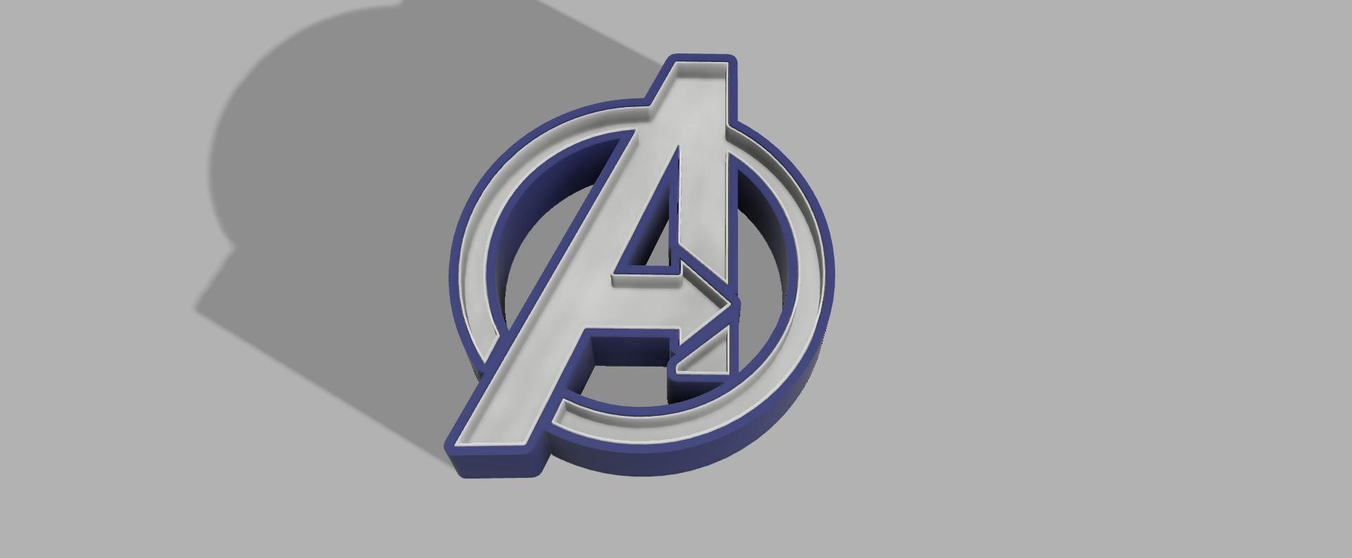 Avengers 3D LED Logo by NoWayOut1980 | Download free STL model ...