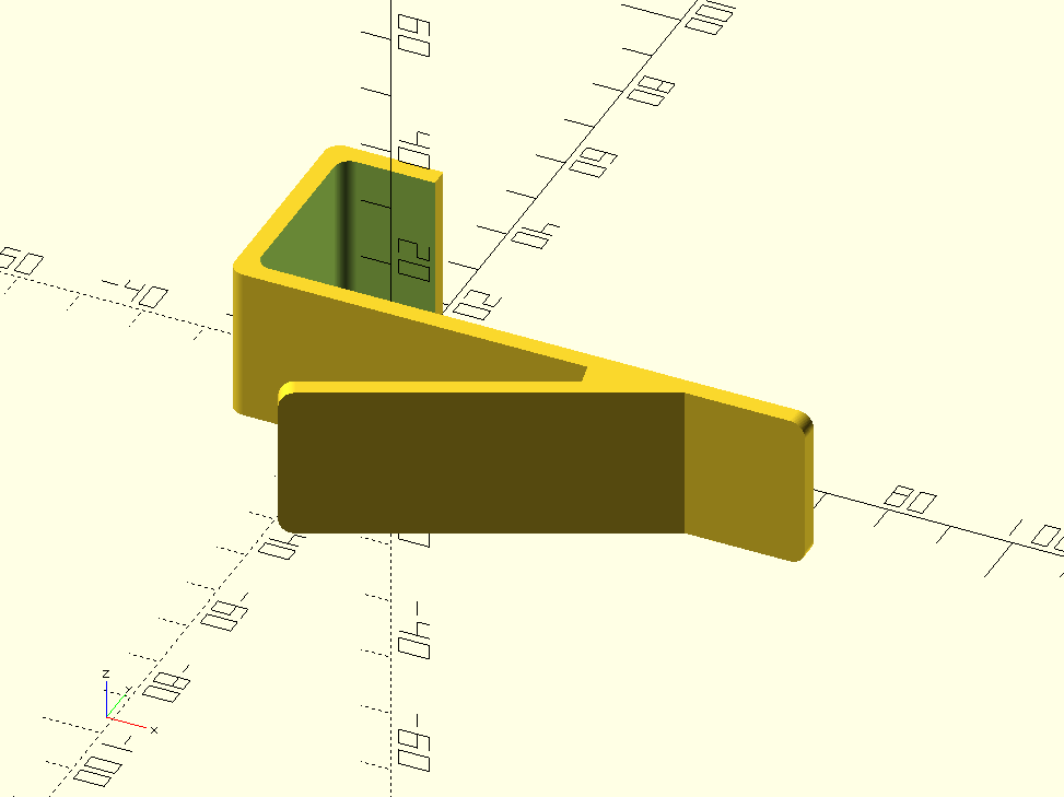 Univerzální háček (Universal hook) - OpenSCAD parametrizable by DaTTcz ...