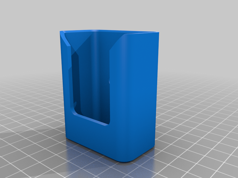 Updated parametric wall holder for remote control by JW693D | Download ...