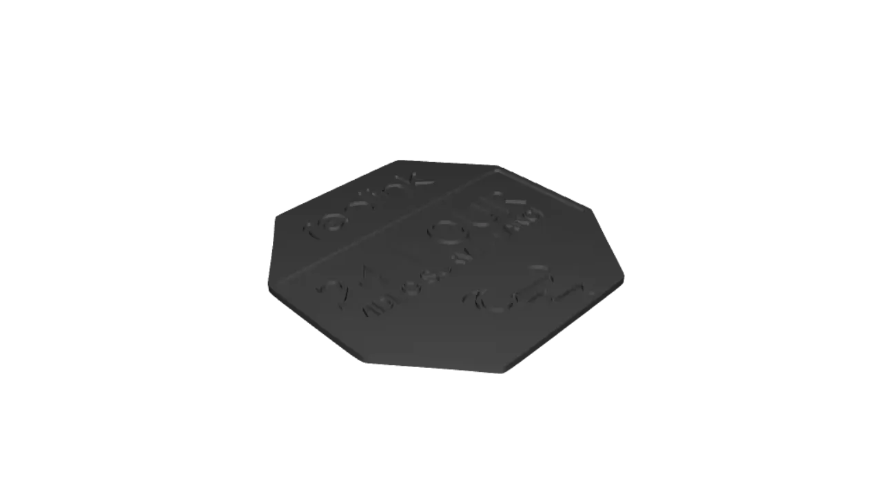 Reolink Security Sign by cmpickle | Download free STL model ...