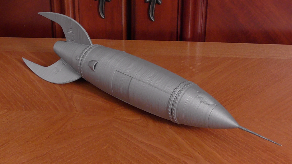 Myst Rocket - Remodeled for 3D Printing by Copper Keep | Download free ...