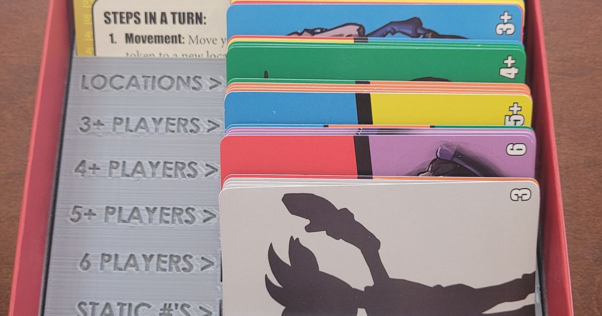 Scape Goat Board Game Insert by grub | Download free STL model ...