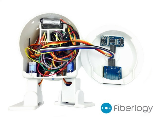 Fiberbot (Filament biped robot) by Otto DIY | Download free STL model ...