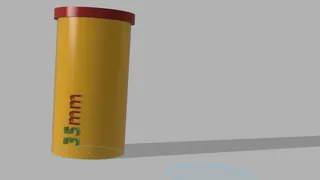 35mm film canister case 3x by Barbi | Download free STL model ...