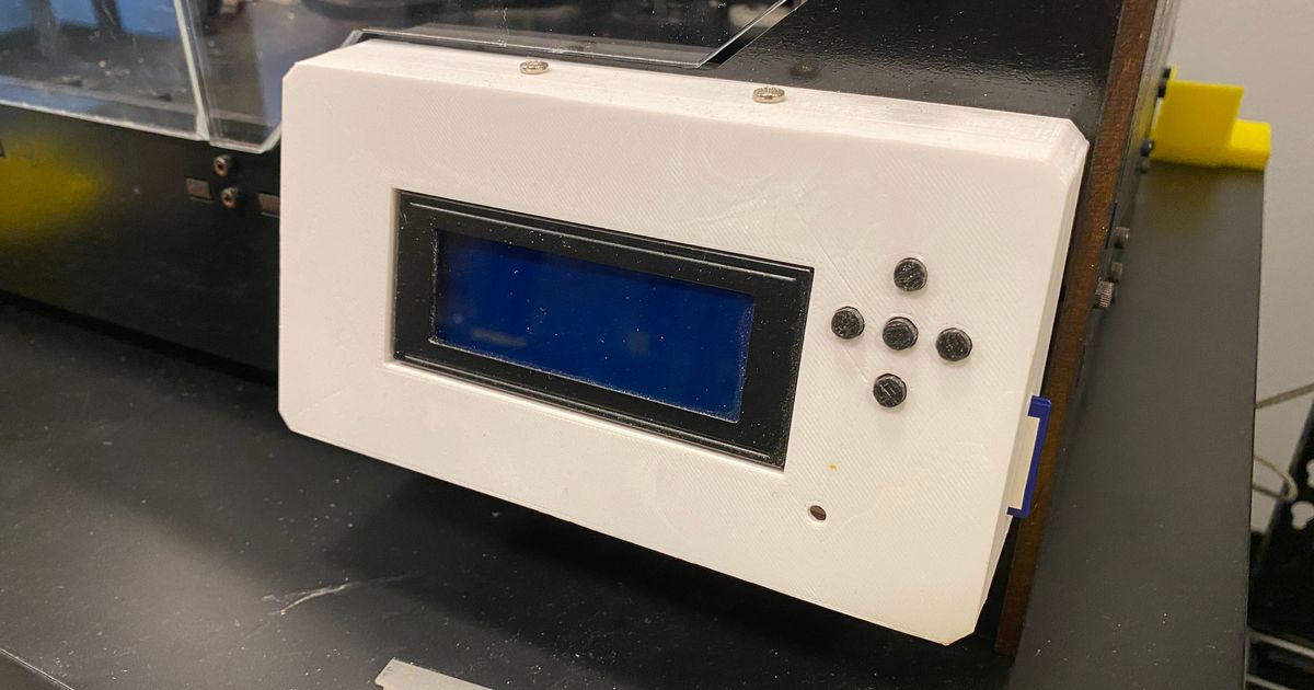 Mightyboard LCD 2004 Enclosure (Makerbot Replicator 1) by Ryan Priore ...