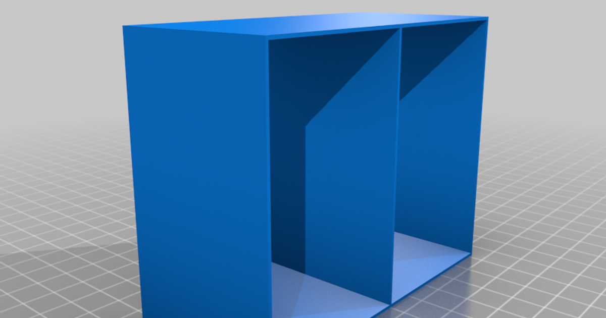 Wood grain open ended box by SC | Download free STL model | Printables.com