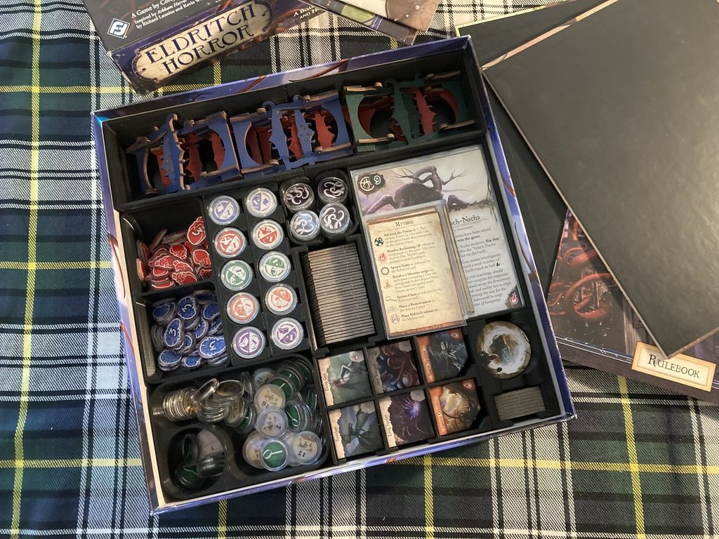 Eldritch Horror Organizer Insert for Dreamlands and Small Expansions by ...