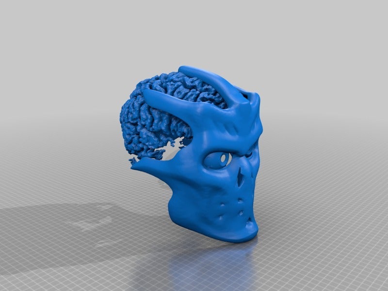 Jason X Mask ( Jason Voorhees ) by Jace1969 | Download free STL model ...